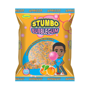 Stumbo Apricot Flavoured Bubblegum | Broadway Sweets
